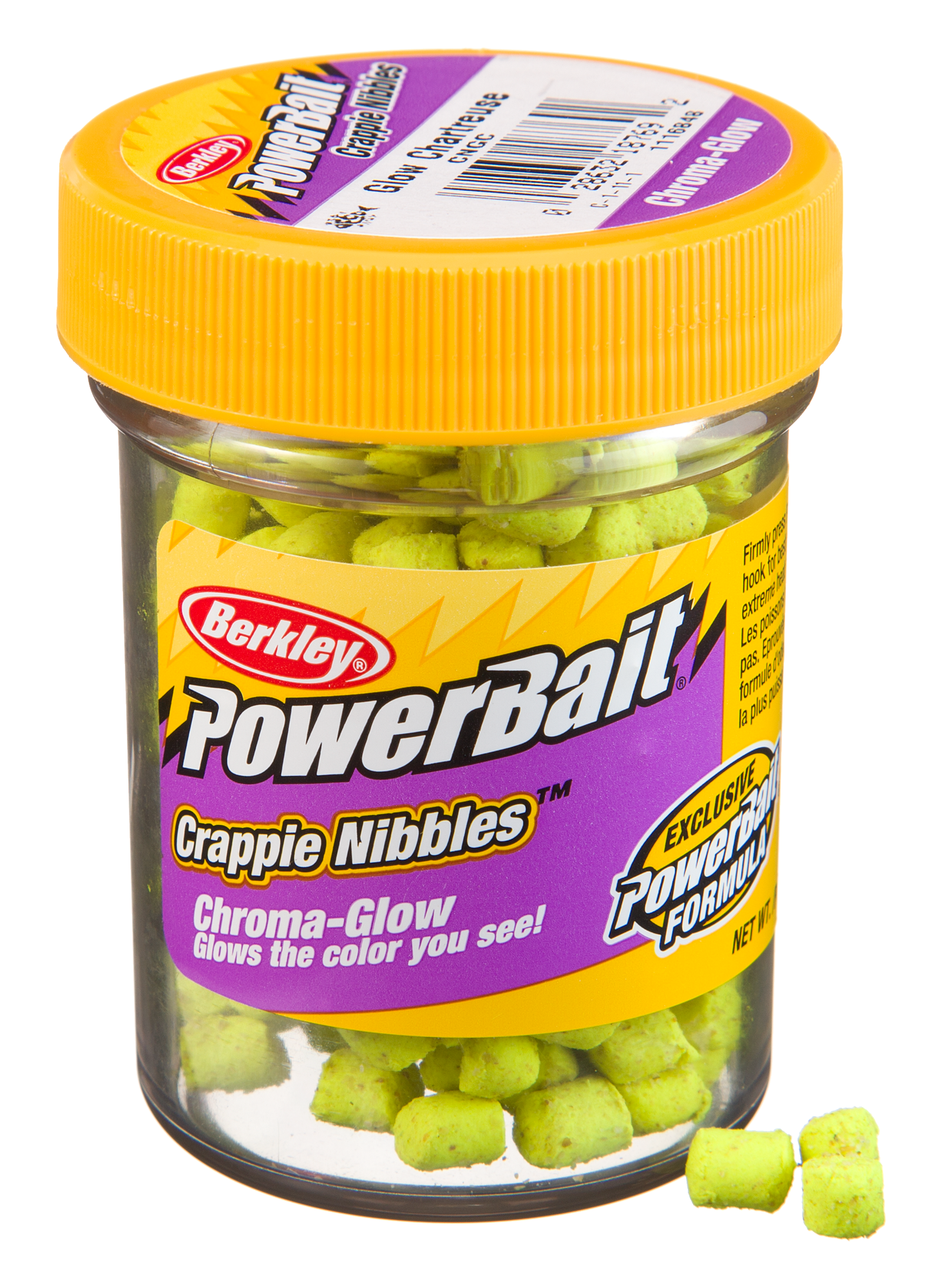 Berkley PowerBait Chromo-Glow Crappie Nibbles - Glow White | Bass Pro Shops